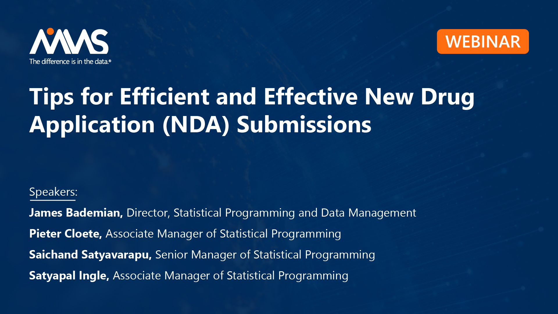 Efficient & Effective NDA Submissions: Tips & Best Practices Efficient & Effective NDA Submissions: Tips & Best Practices